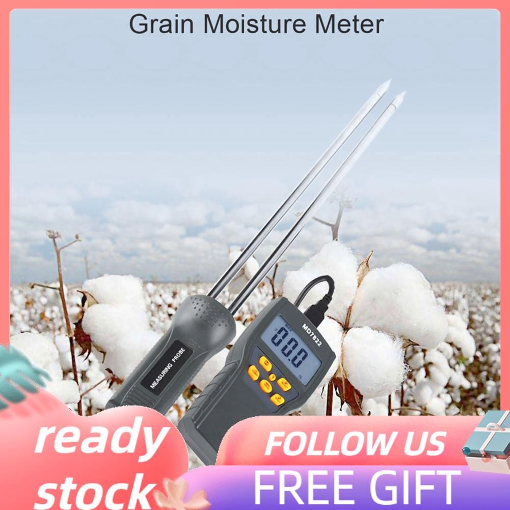Hanhan1 Digital Grain Moisture Meter Humidity Tester For Wheat ...