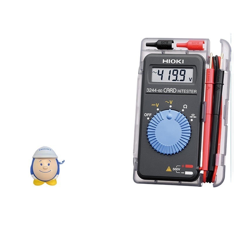 ♒HIOKI 3244-60 card-type digital multimeter 3246-60 pen-type multimeter is portable and compact ...