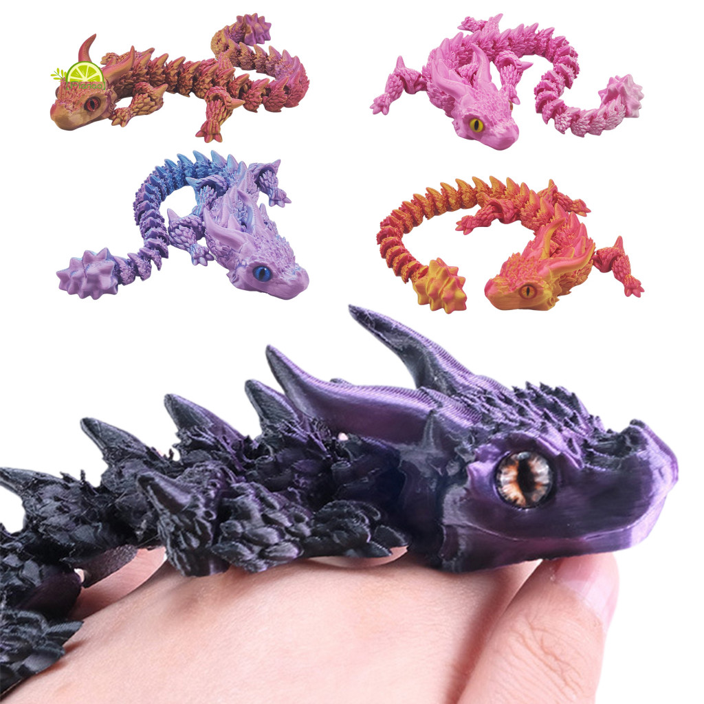 3d Printed Dragon Toy Dragon Gift for Students Articulated Dragon ...
