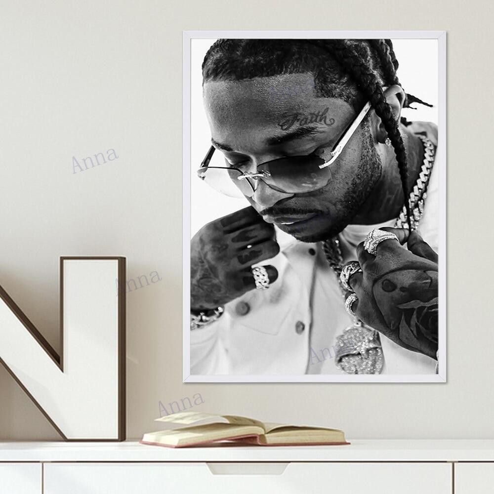 Pop Smoke Poster and Canvas Painting Wall Picture Art Hip Hop Rap Music ...