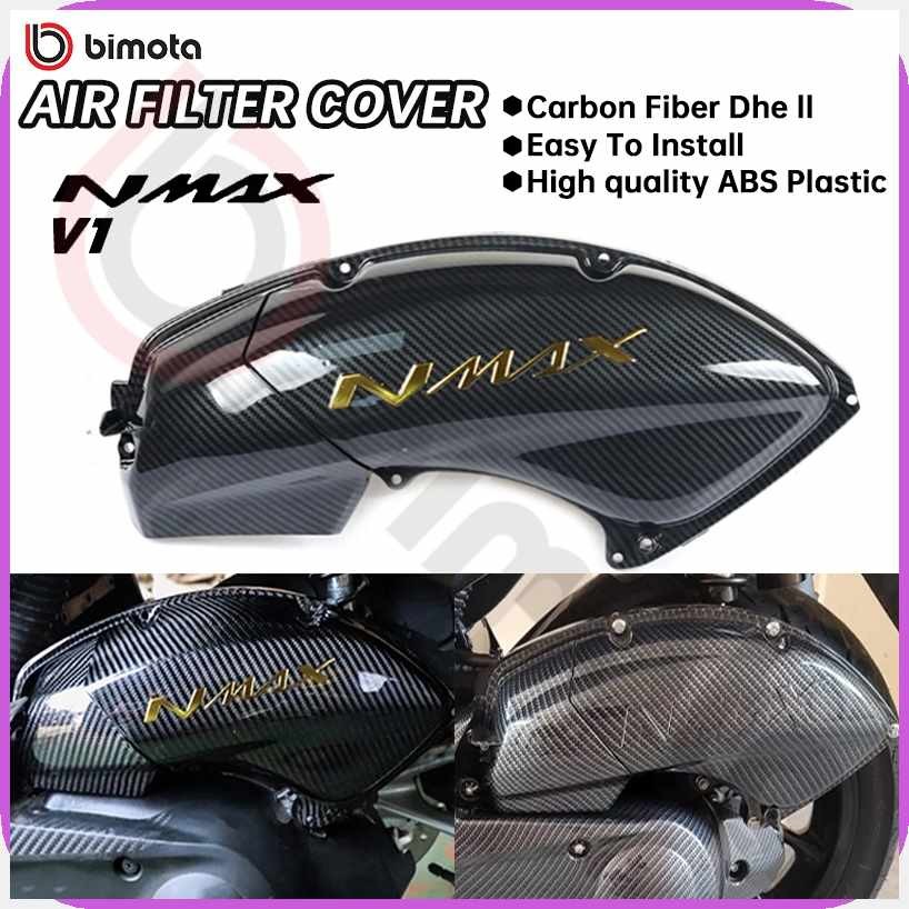 NMAX{Y|V1%M%Air%e:Filter%g:Cover%t:Carbon%D:With%B:Logo&Emblem | Shopee ...