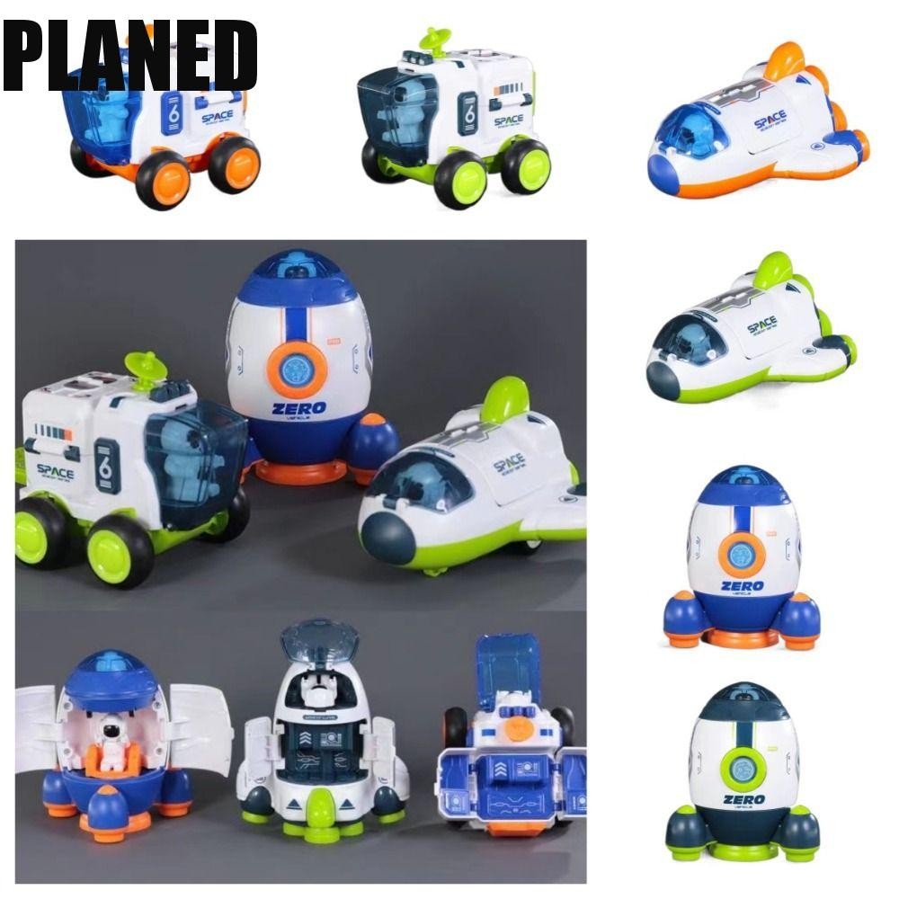 PLANED Space Exploration Toys, Spaceship Space Vehicle Rocket Inertia ...
