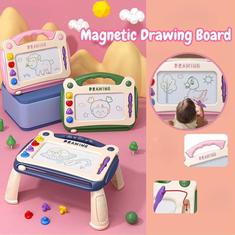 Color Magnetic Drawing Board Kids Writing Drawing Board Doodle Board ...