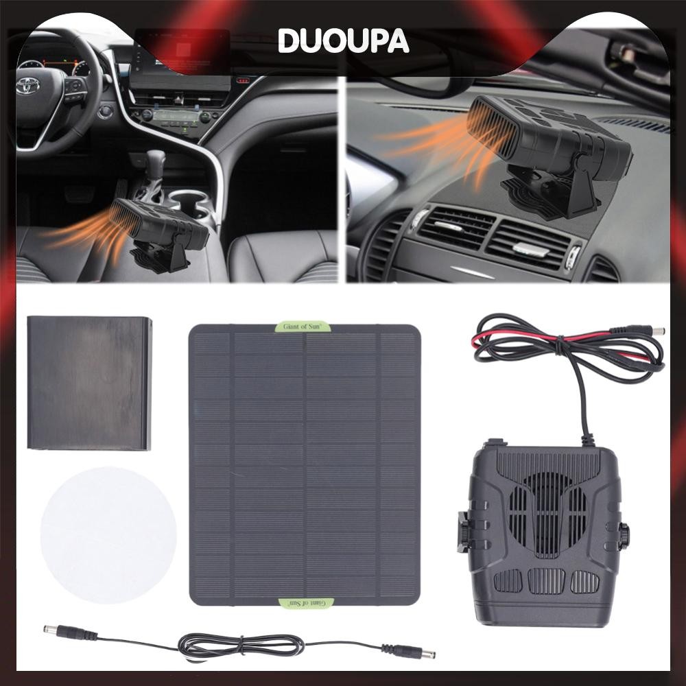 20W Solar Powered Winter Electric Heater 12V 2A Car Heater Windshield ...