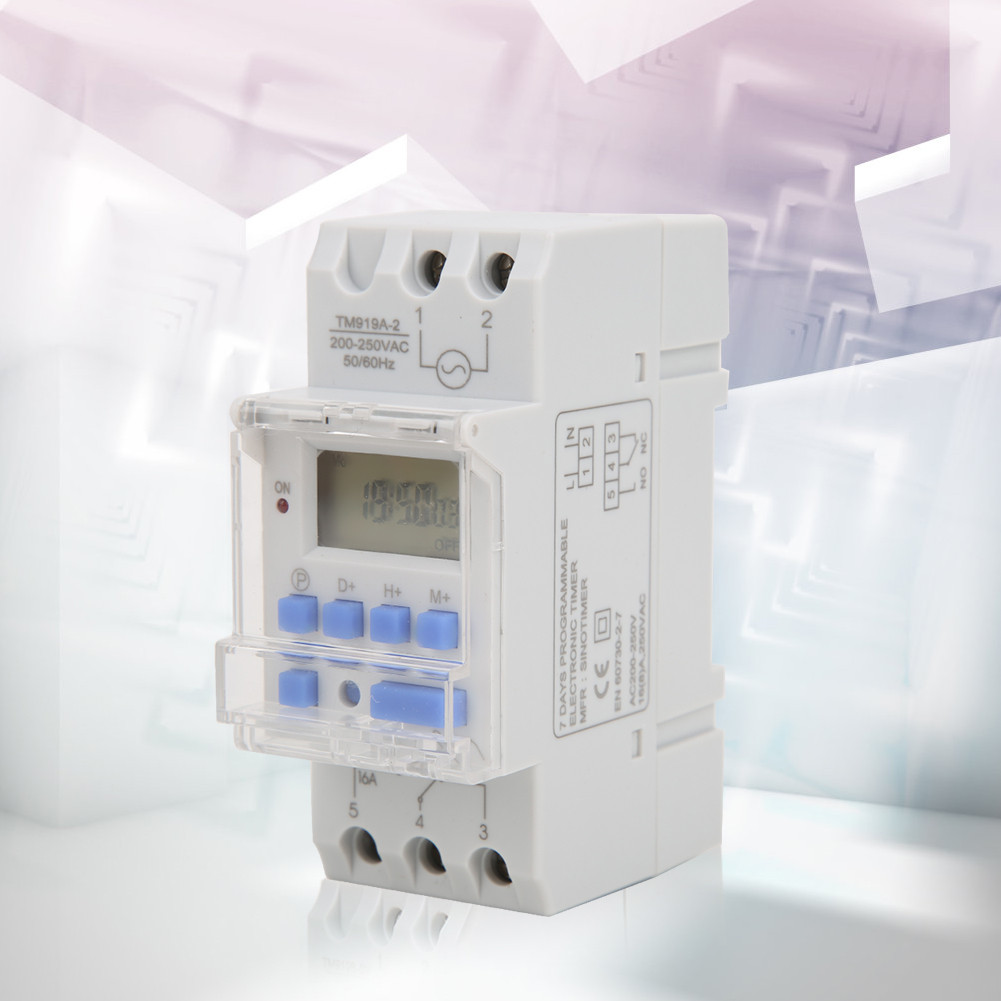 Iuxishop Programmable Timer Switches Clock Display for Exhaust Fans ...