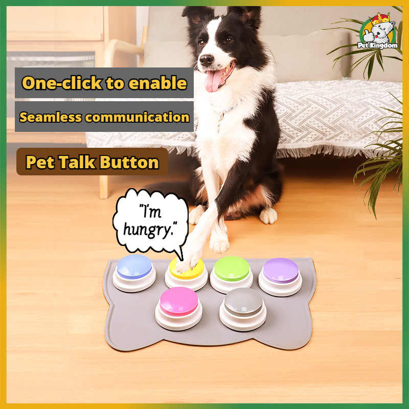 Dog Training Speaking Button Recordable Dog Buttons Recordable Training ...