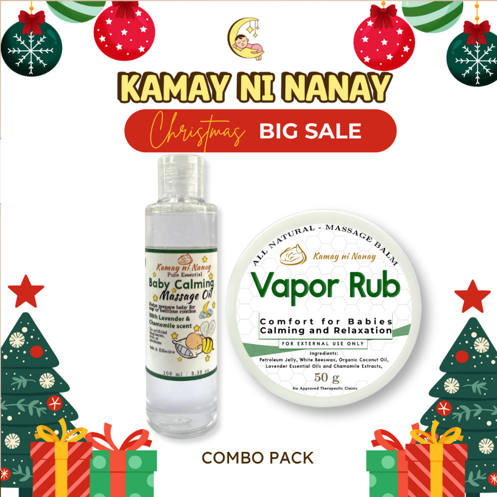 Kamay ni Nanay Vapor Rub & Oil - Baby Care Formula (25g/50g/50ml/100ml ...