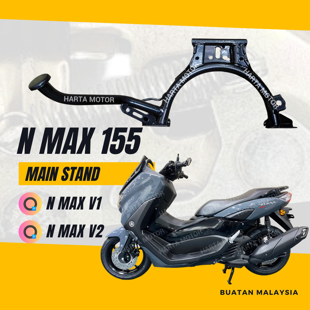 MAIN STAND N MAX 155 - NMAX V1 V2 N-MAX FIRST MODEL CENTER STICK DOUBLE ...