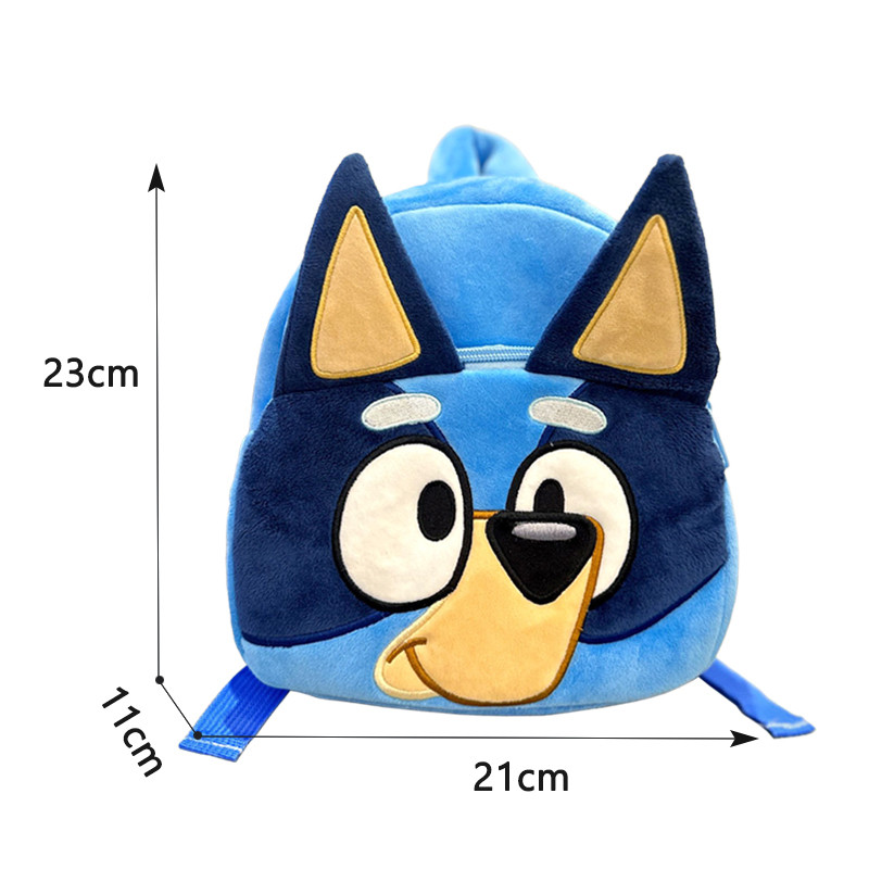 Bingo y Bluey Plush Backpack Family Cosplay Kindergarten Cartoon School ...