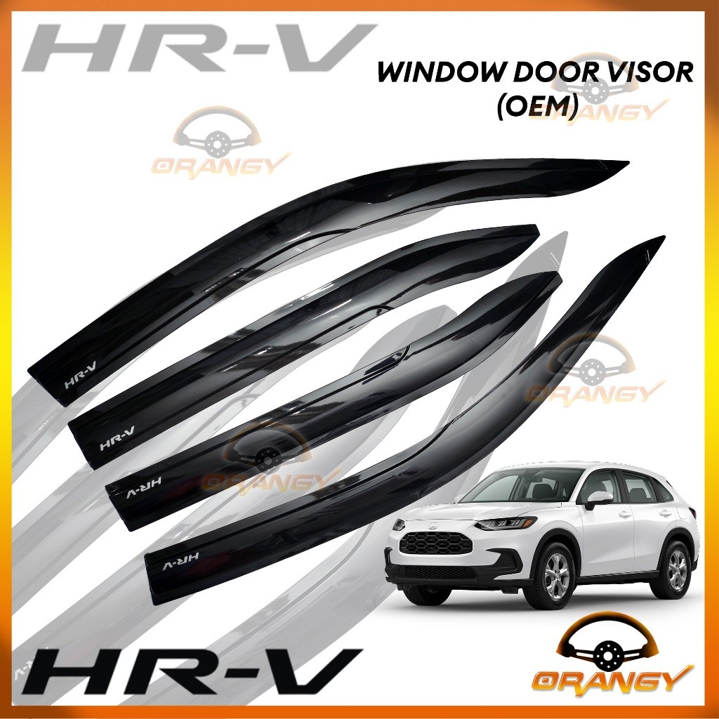 Honda HRV HR-V 2023 to 2025 OEM / INJECTION TYPE Window Door Rain Visor ...