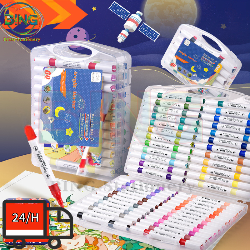Acrylic Marker Pen Set Color Marker Set Colored Pen color pen Coloring ...