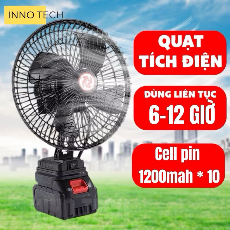 20 Cell Battery Powered Fan for 15 Hours of Continuous Use, 22cm Inno ...