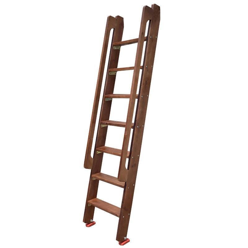 Wooden Ladder Bedroom Height-Adjustable Bed Solid Wood Children's Home ...