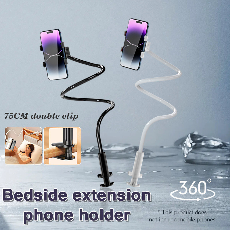 360 Clip Mobile Phone Holder Stand Flexible Lazy Bed Desktop Bracket ...