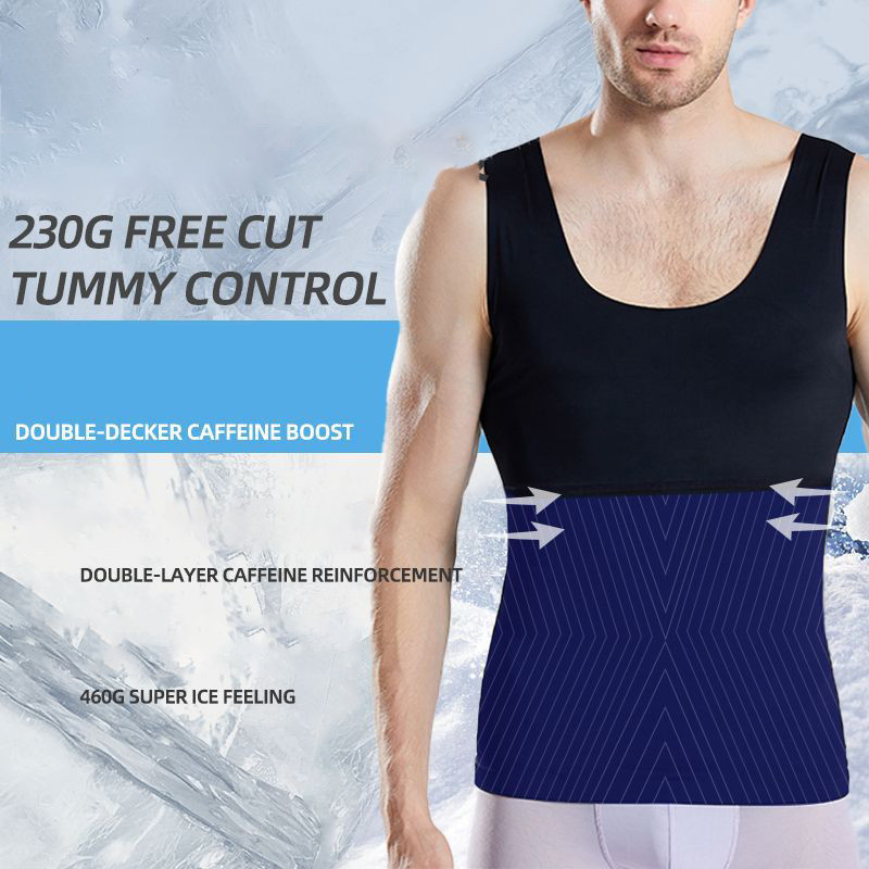 Men's Corset Body Shapewear Compression Abdomen Tummy Body Shaper For ...