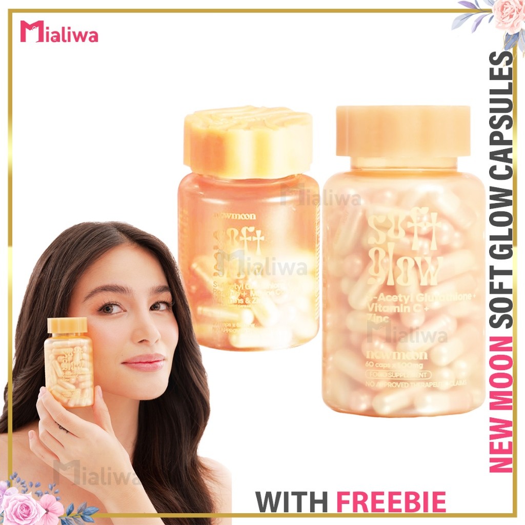 New Moon Soft Glow Hormo Balance Capsules Collagen Glutathione ...