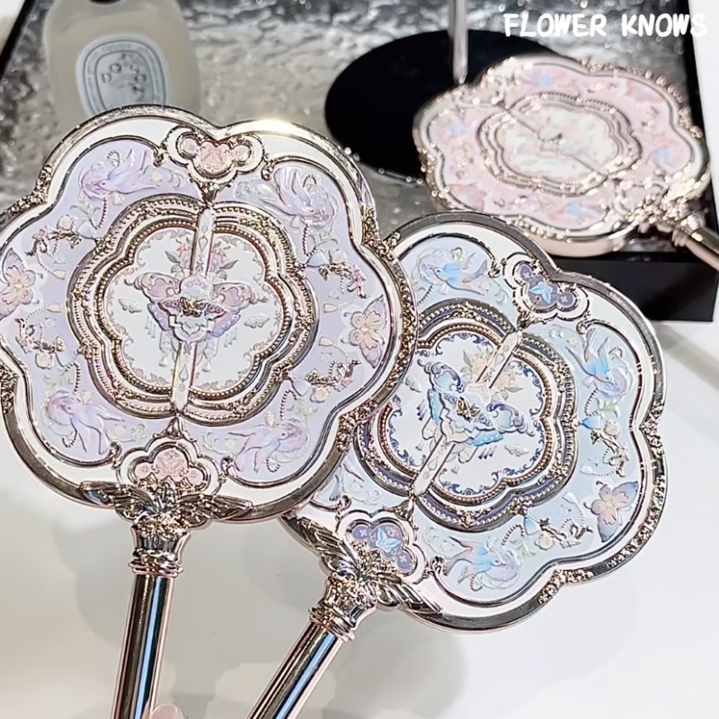 Flower knows handheld mirror retro flower aware handheld mirror retro ...