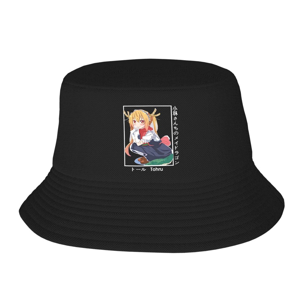 Anime Miss Kobayashi'S Dragon Maid Tohru Manga Custom Design Bucket Hat ...