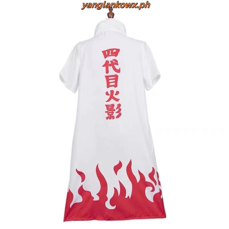 aosun Anime Naruto Cosplay Cloaks Hokage Namikaze Minato Uniform ...