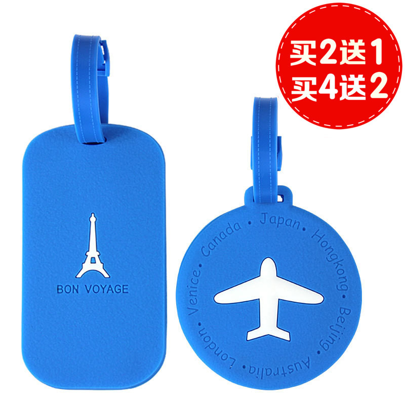 Silicone Frosted Luggage Tag Travel Luggage Trolley Luggage Tag ...