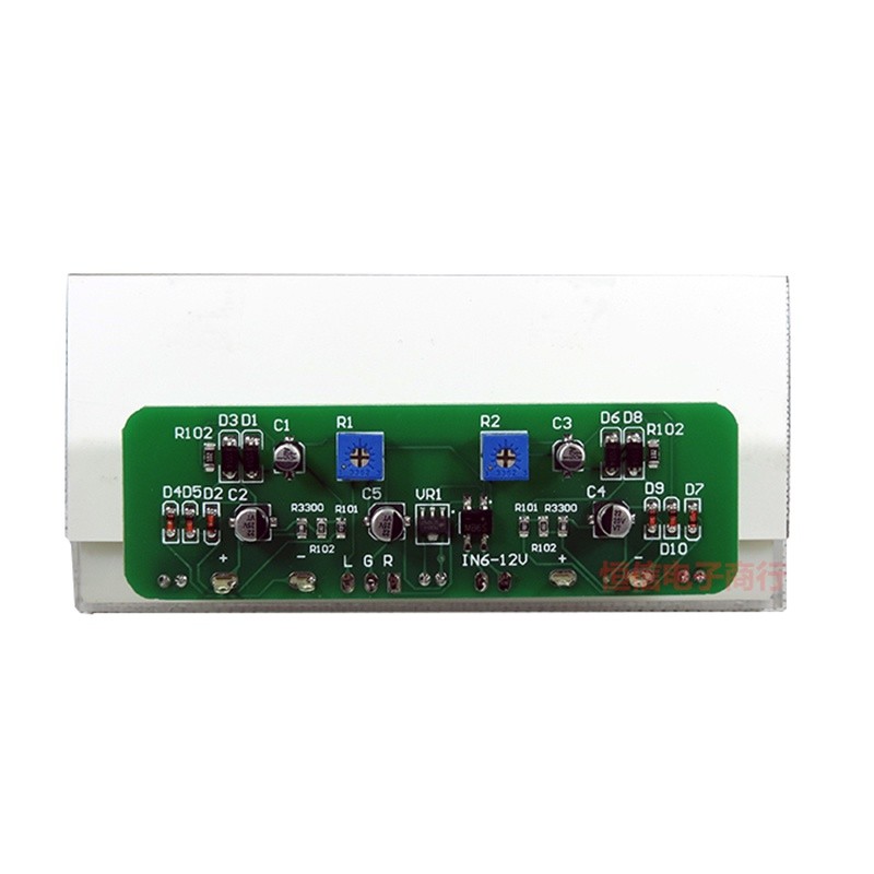 NEW Double pointer VU Meter Stereo Audio Amplifier DB Sound Level ...