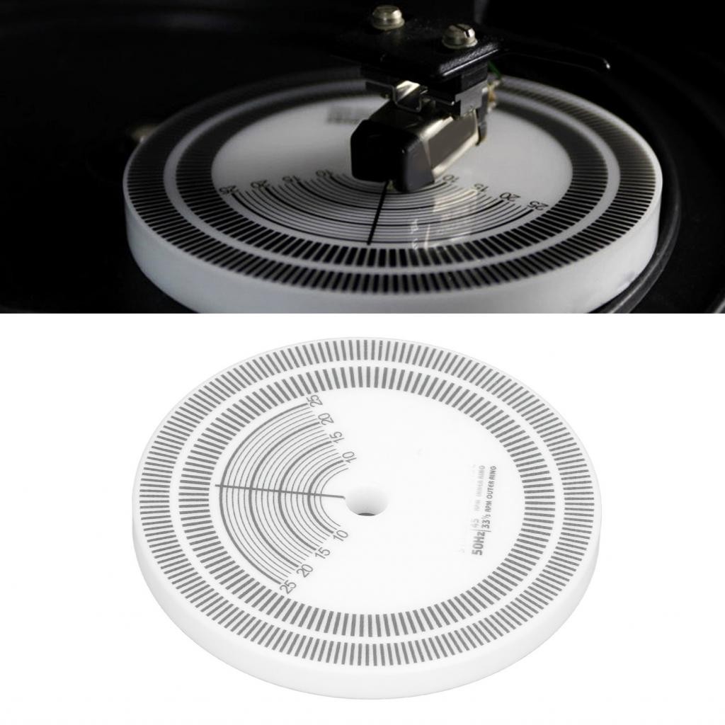 LP Record Player Strobe Disc Calibration Tachometer For 33RPM 45RPM ...