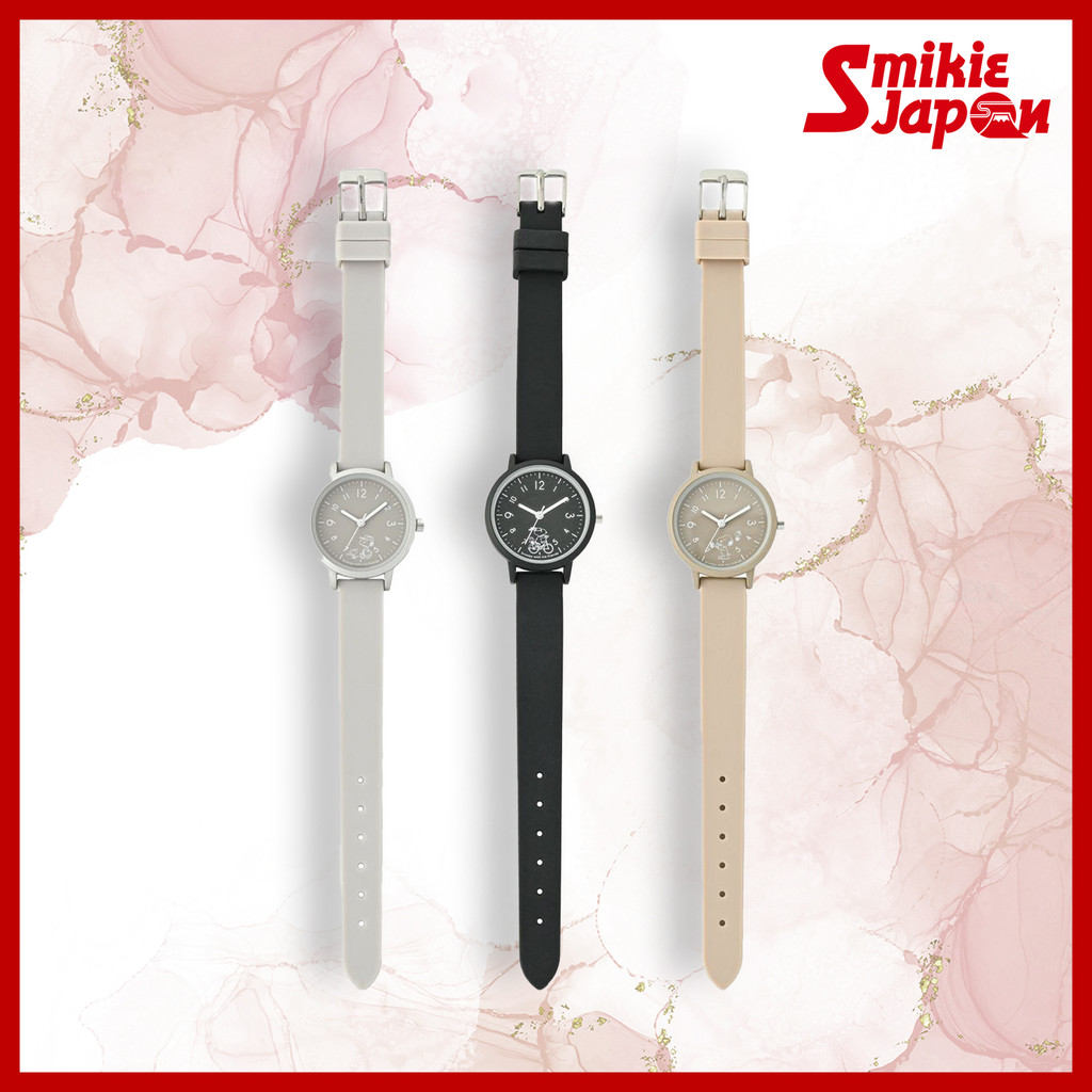 Field work PEANUTS Snoopy Line Art Rubber Watch PEANUTS Wristwatch ...