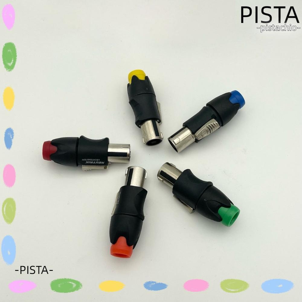 PISTA Speaker Plug, Zinc Alloy Joint Metal Four Core Audio Connector ...