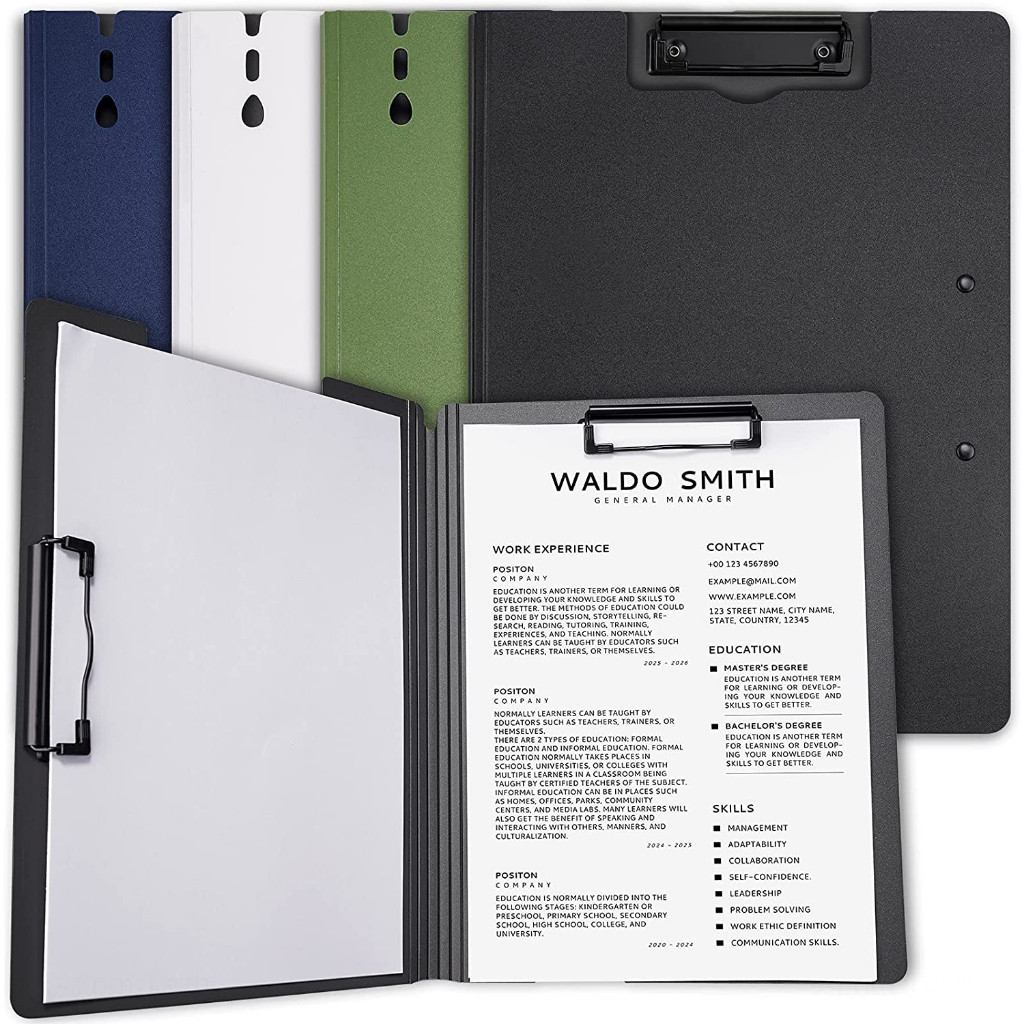 Clipboard With Cover Long Size Thickened Clip Board Double/H/V File ...