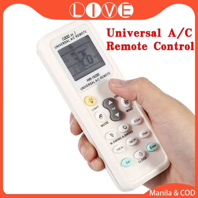 Universal AC Remote Control Wireless AC Digital LCD Remote Control for ...