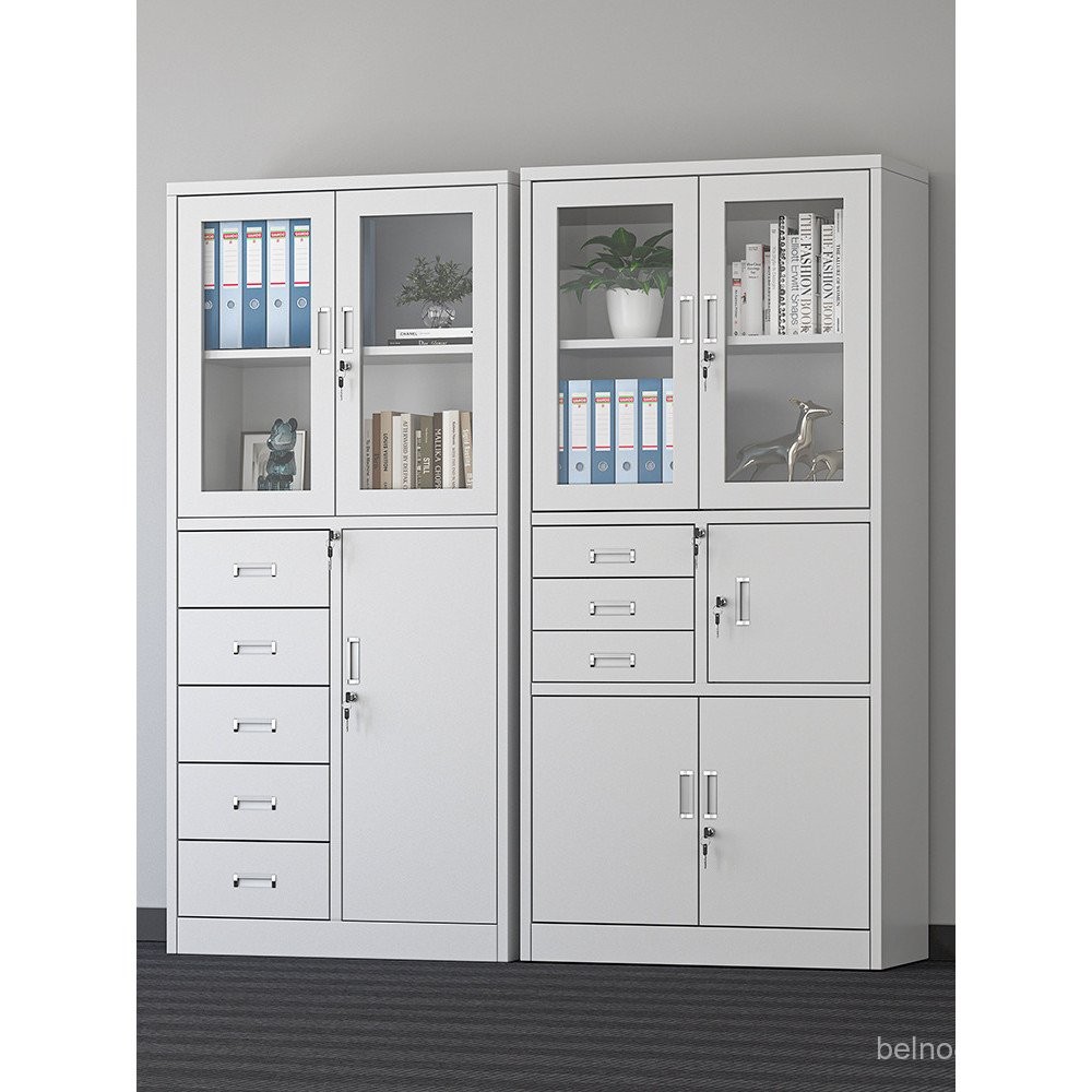 Steel Office File Cabinet Storage Low Cabinet Bookcase Iron Locker ...