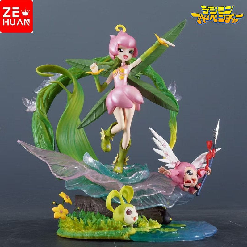 19cm Digimon Figure Lilimon Picklemon Figures Pvc Models Statue Dolls ...