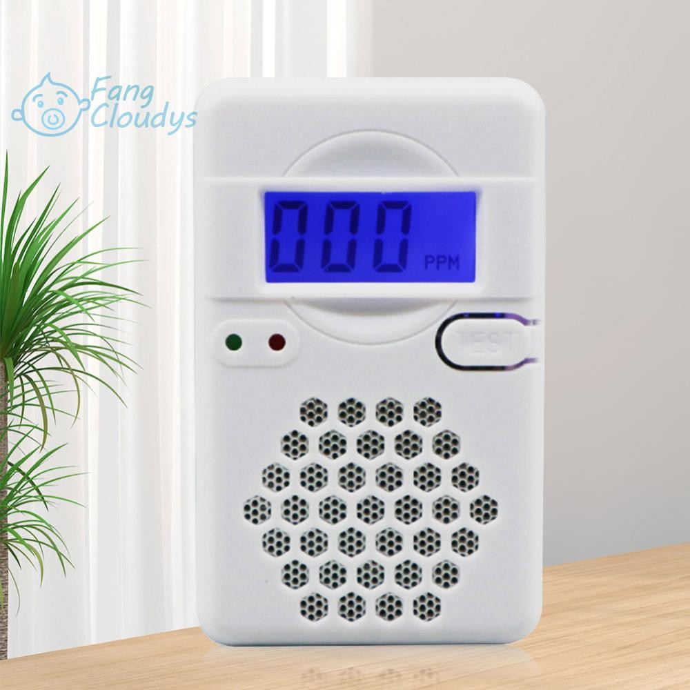 LCD Display CO Leak Sensor CO Monitor Alarm Sound Light Warning for ...