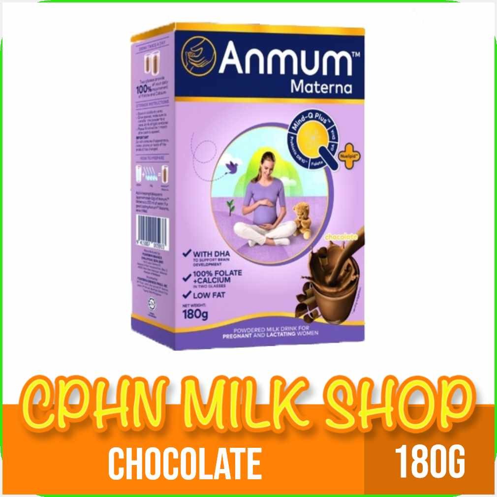 Anmum@S,Materna)k)Pregnancy)a>Milk)fV>Powder)Ky>Chocolate)Xz>180g | Shopee Philippines