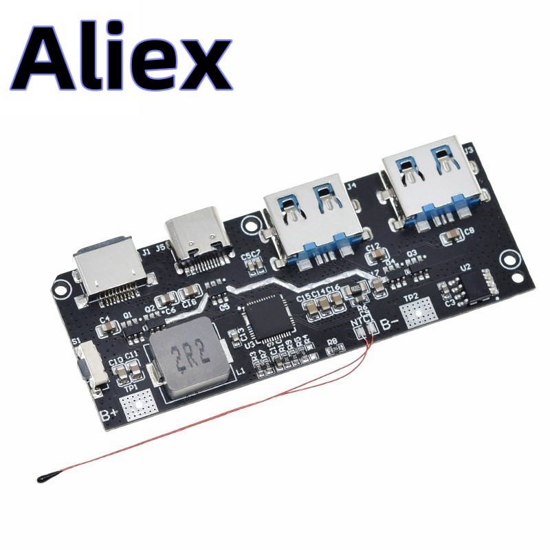 QC4.0 QC3.0 LED Dual USB 5V 4.5A 22.5W Micro/Type-C USB Mobile Power ...