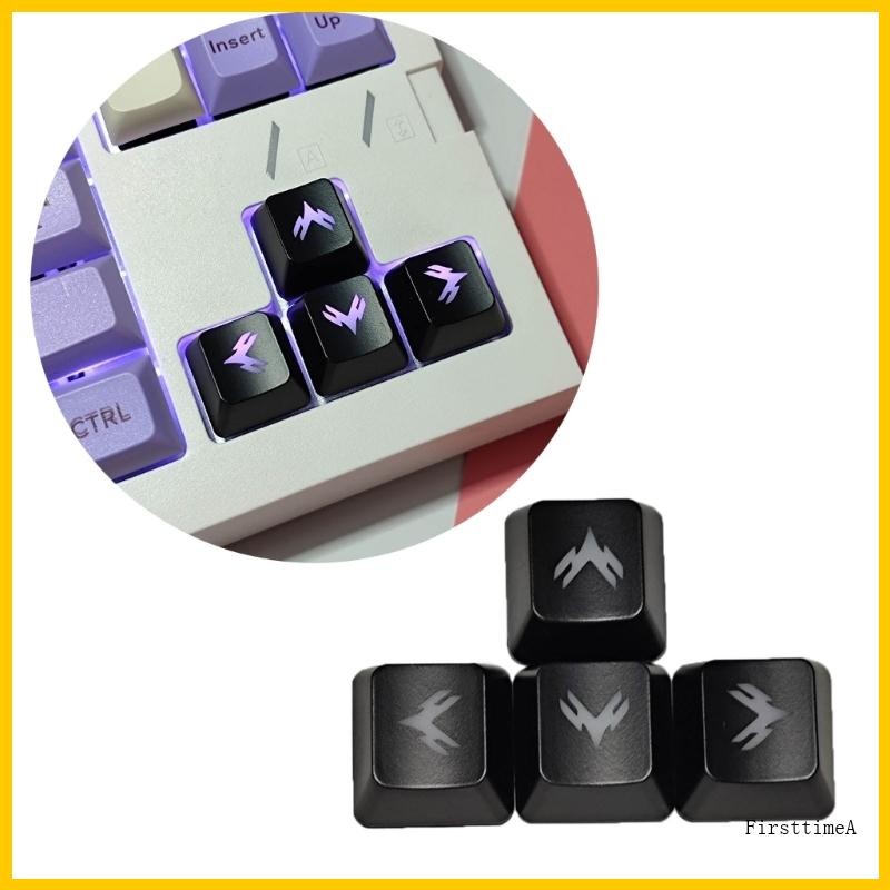 Fir DIY WASD Direction Gaming Keycaps Set ABS R1 Height Backlit Shine ...