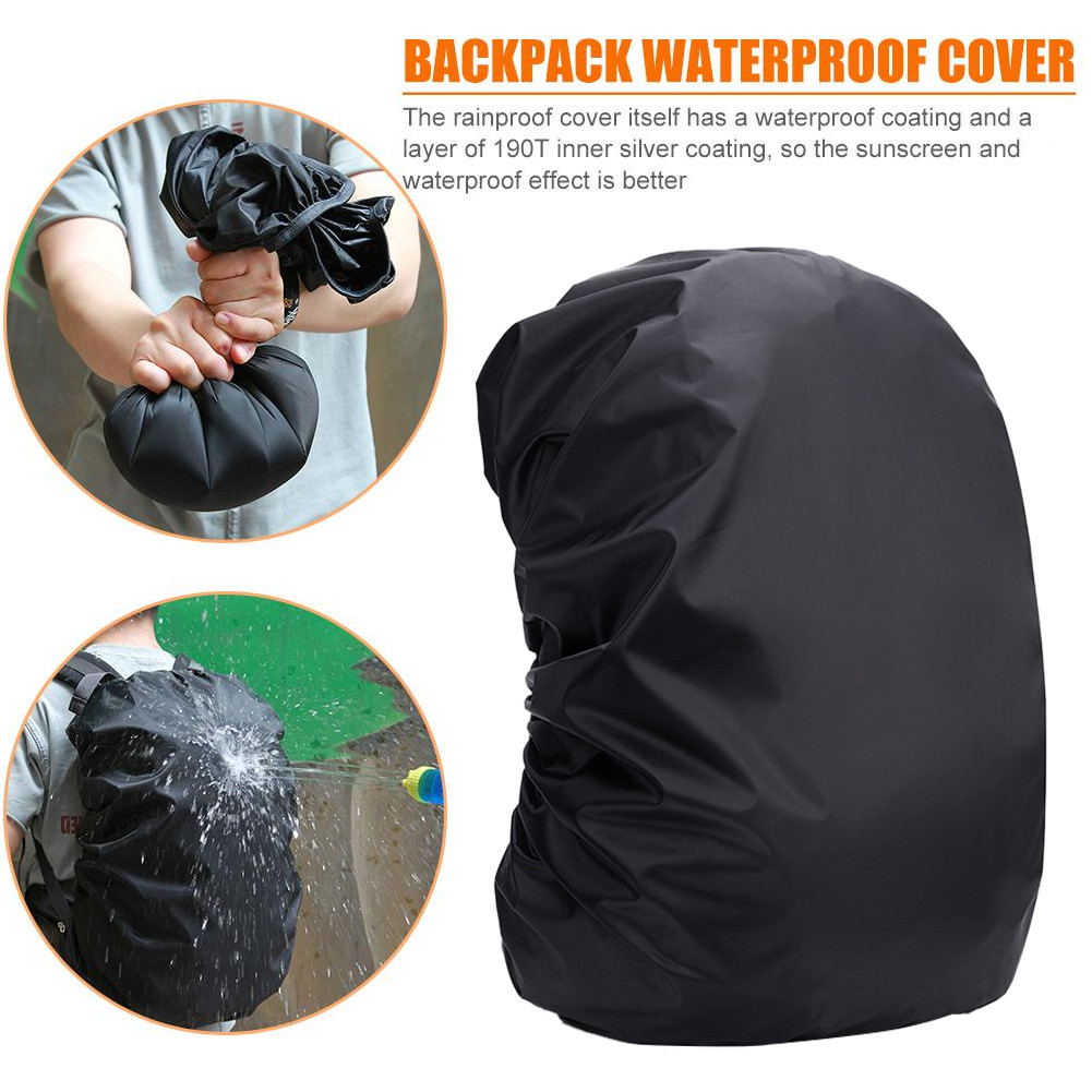 Backpack Rain Cover Dust proof Lightweight Carry Mountaineering Bag ...