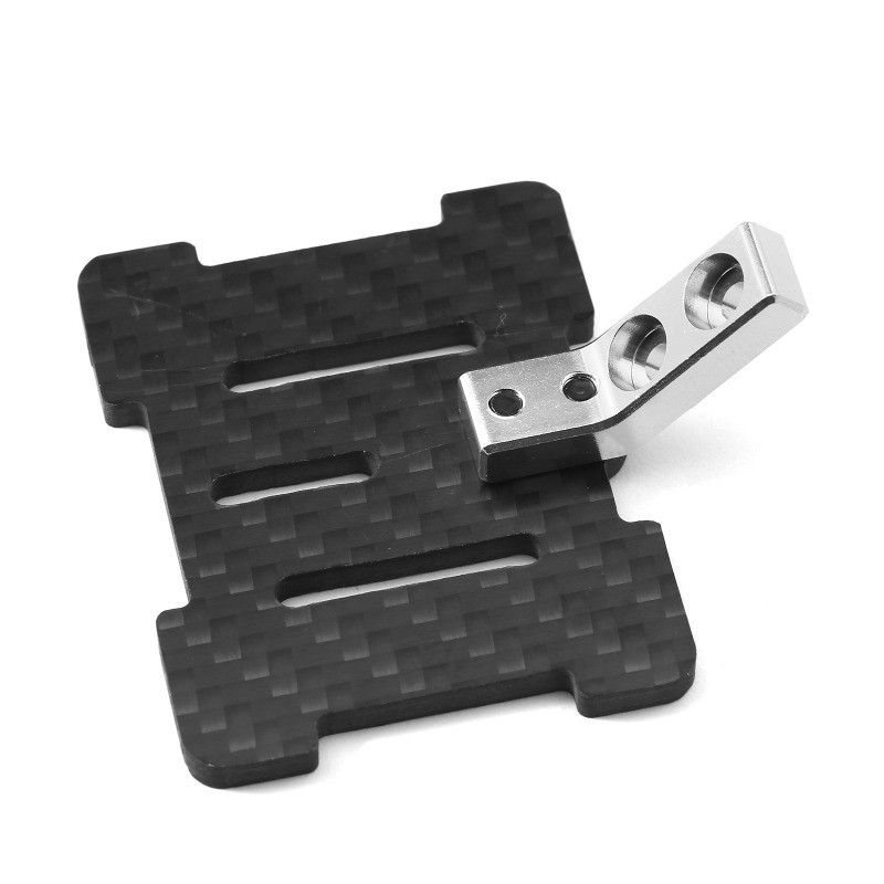 Metal Carbon Fiber ESC Fixing Plate ESC Mount Plate for Tamiya BBX BB01 Tamiya BB-01 1/10 RC Car ...