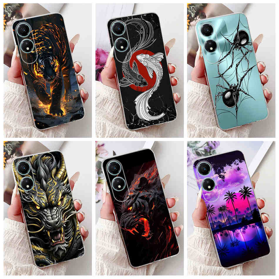 For Honor X5 Plus WOD-LX1 / Honor X5 VNA-LX1 Fashion Dragon Spider ...