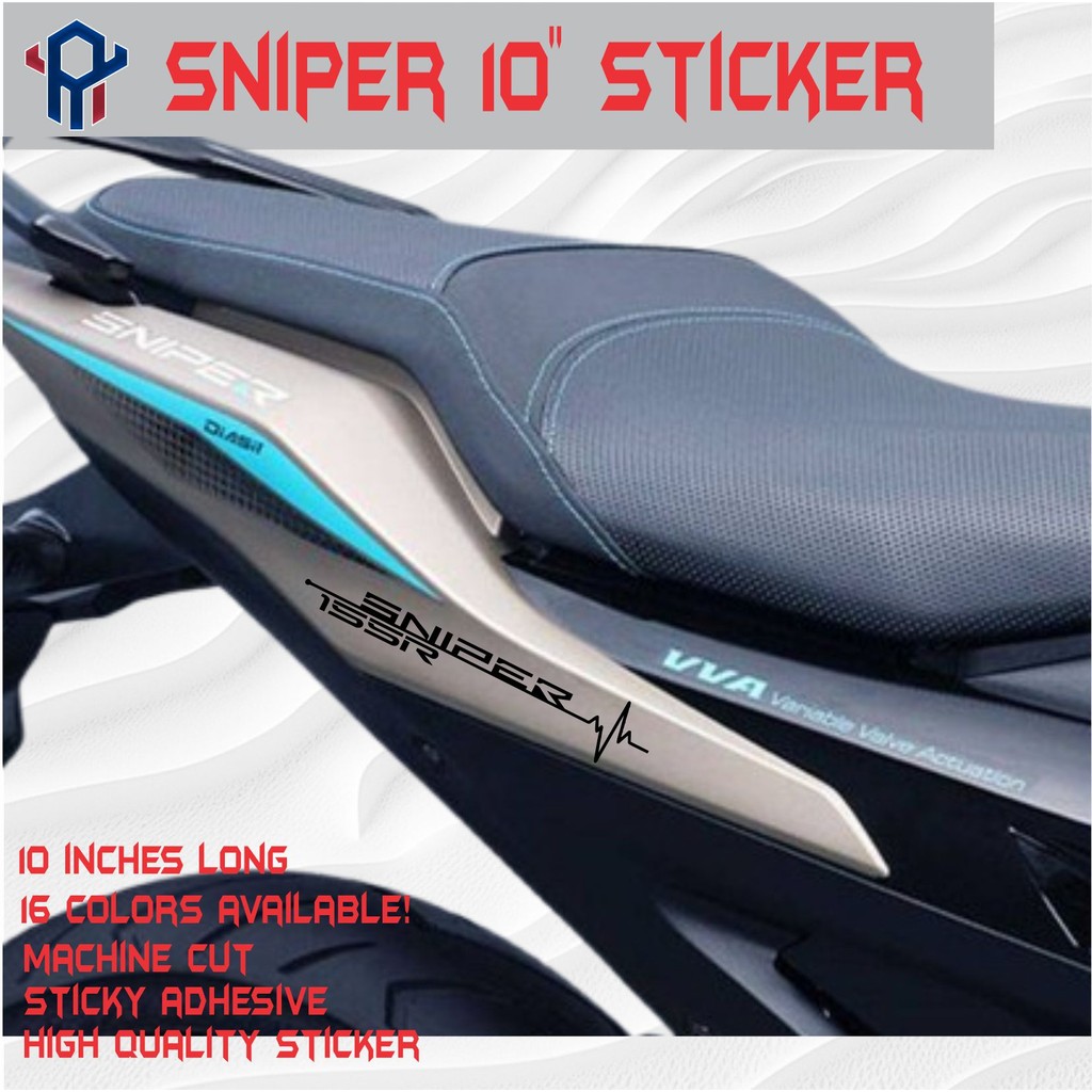 Yamaha Sniper 10 inches decal waterproof vinyl sticker | Shopee Philippines