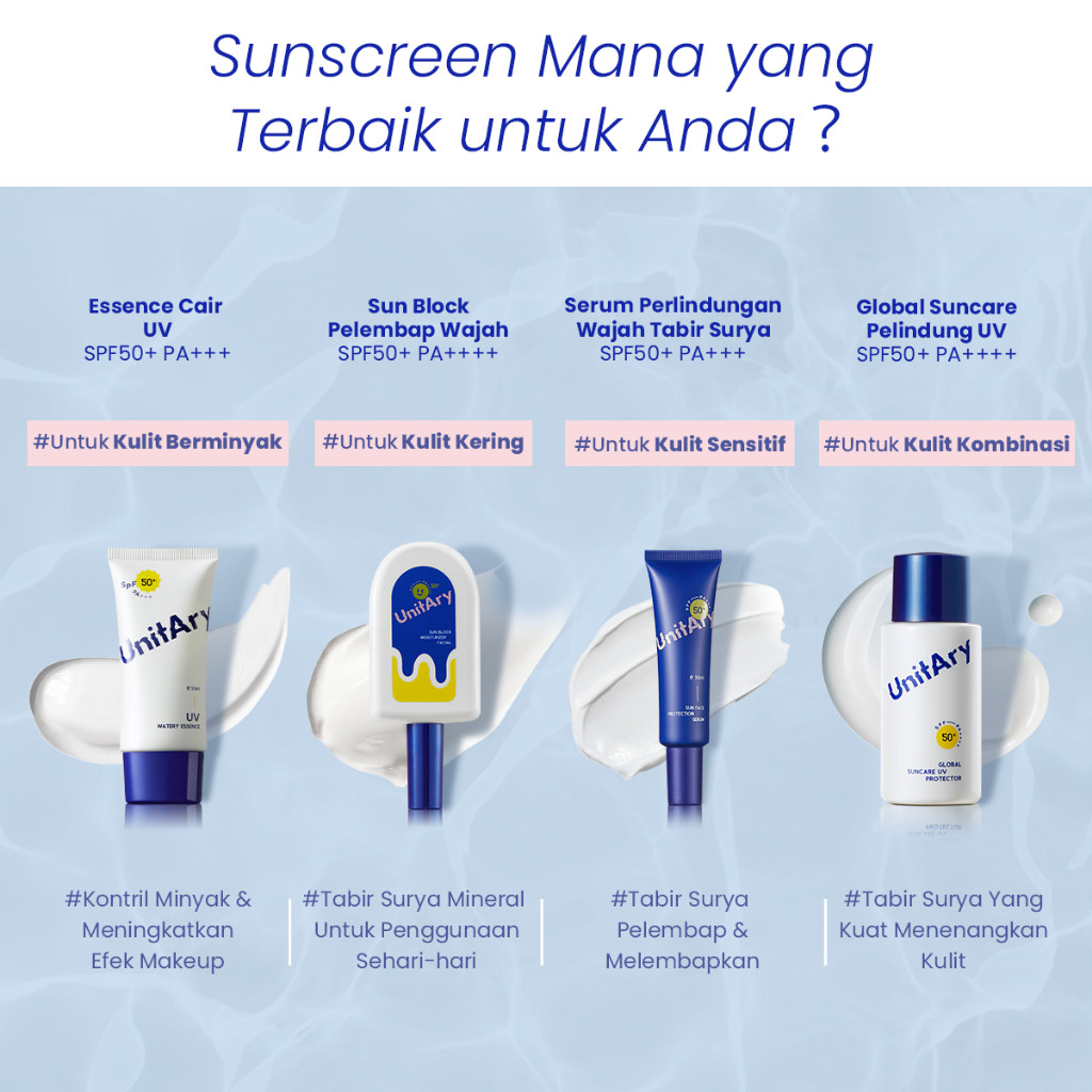 UNITARY SUNSCREEN SERIES SPF 50 PA+++ - 30ML / 50ML | Shopee Philippines