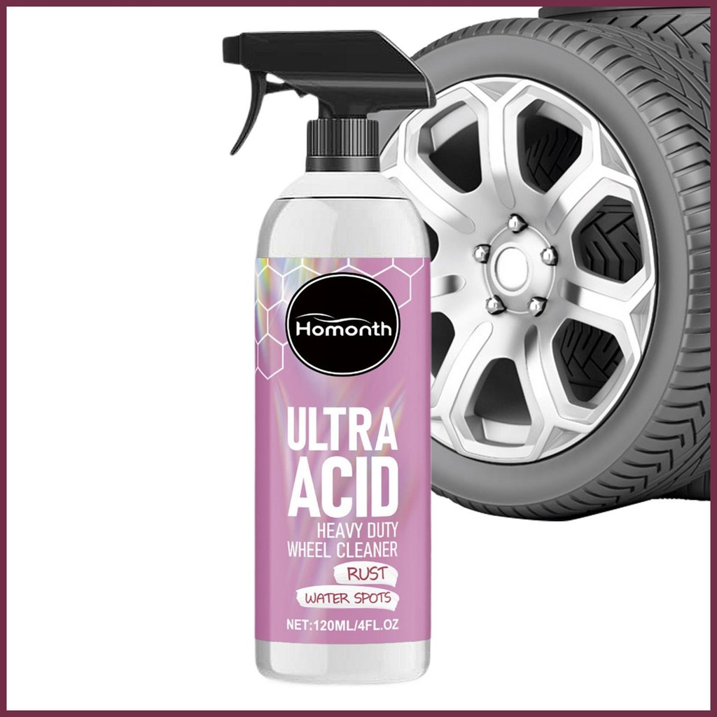 Wheel Cleaner 120ml Auto Wheel Cleaner Automotive Car Wash Car Metal ...