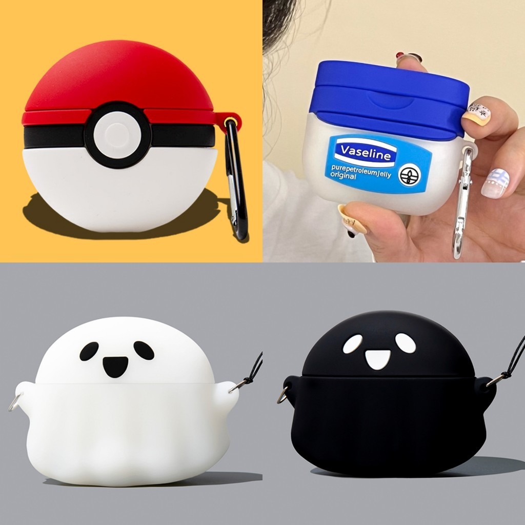 For Anker Soundcore R50i NC Case 3D Cute Ghost Soundcore P30i Silicone ...