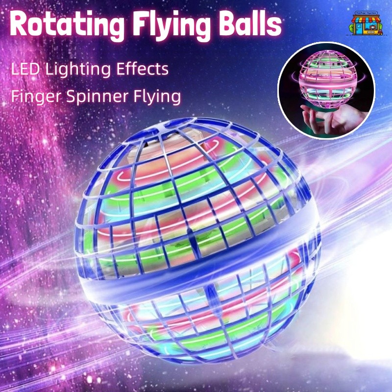 Flynova Pro Flying Ball Rotating Drone Spinner Flying Boomerang Balls ...