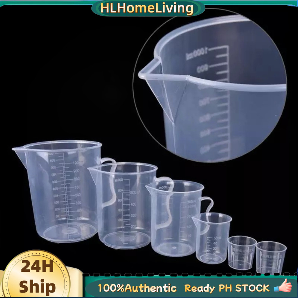 Measuring Cup 100ml /1000ml/2000ml Clear Plastic Graduated for Baking ...