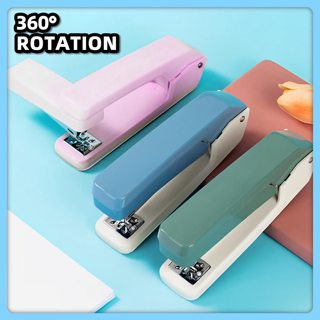 360 Stapler Rotation Heavy Duty Stapler Compatible Effortless Long ...