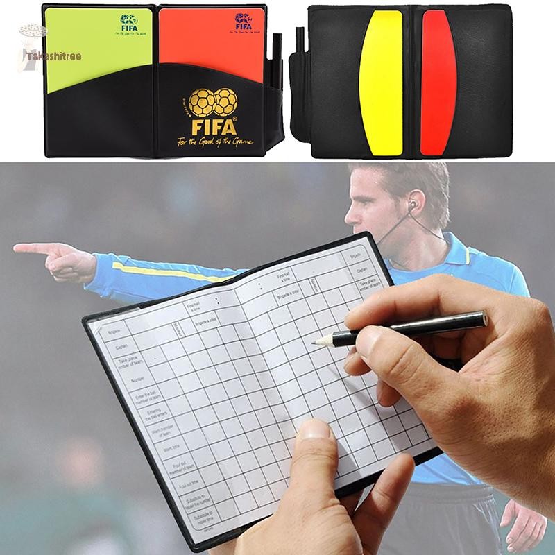 Football Soccer Referee Card Sets Warning Referee Red and Yellow Cards ...