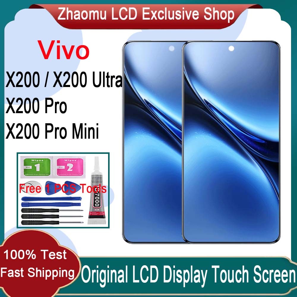 Original AMOLED Vivo X200 X200 Pro X200 Ultra X200 Pro Mini LCD Display ...