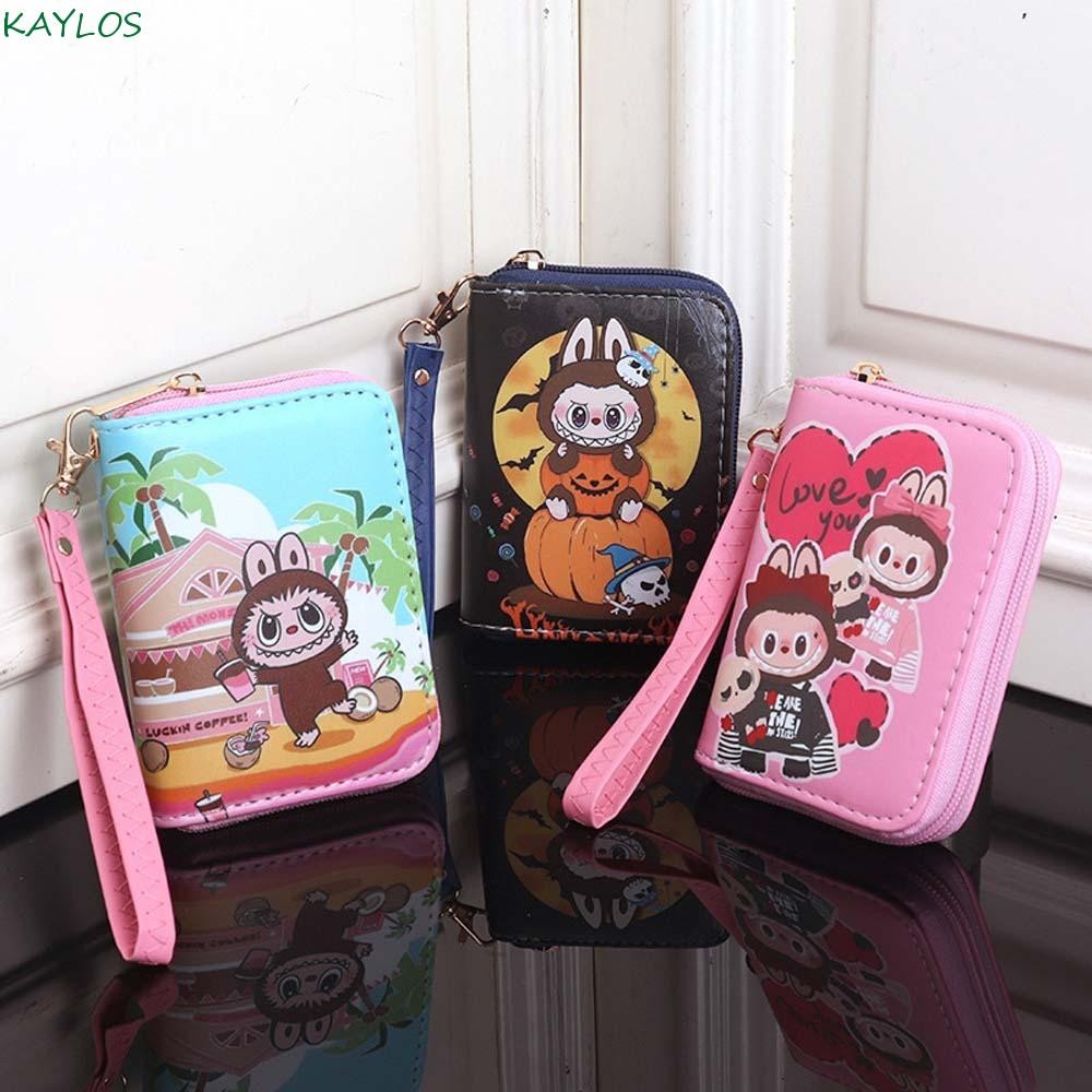 KAYLOS Cute Labubu Wallet, Waterproof Stitch Cartoon Printed Pouch ...