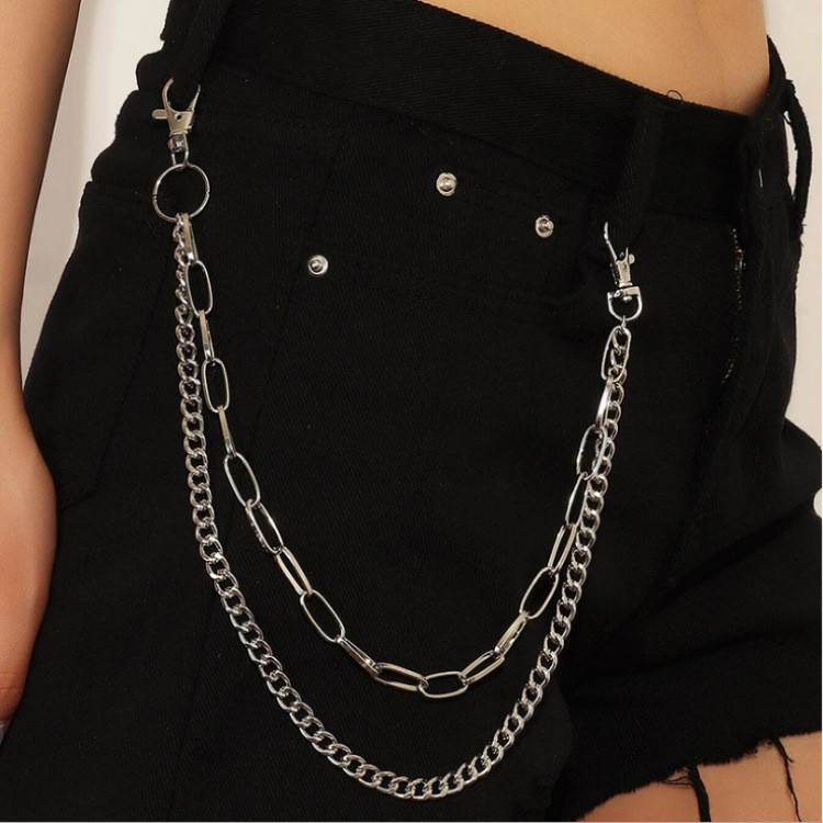 Punk Waist Chain Thick Chain Personality Creative Body Chains Hip Hop ...